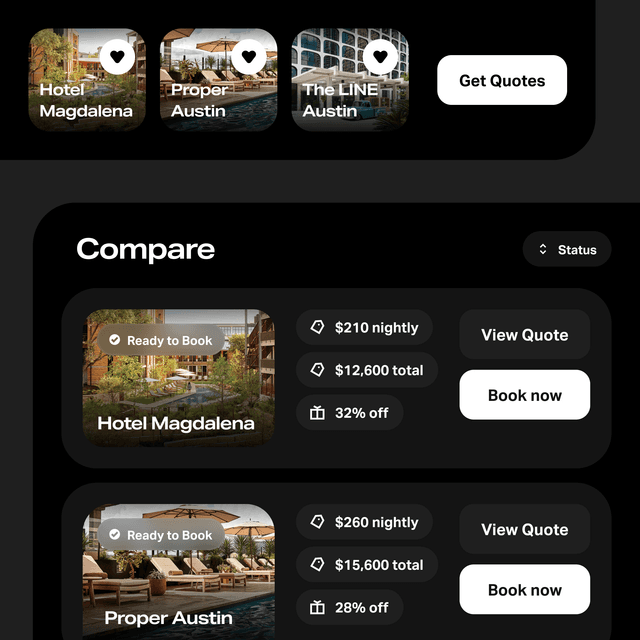 Marco Experiences | Group hotel booking made fast + free.